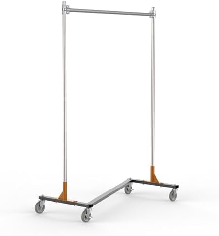 1380 Heavy Duty Rolling Z Rack 14GA Steel Zinc Plated (48") - Walmart.com