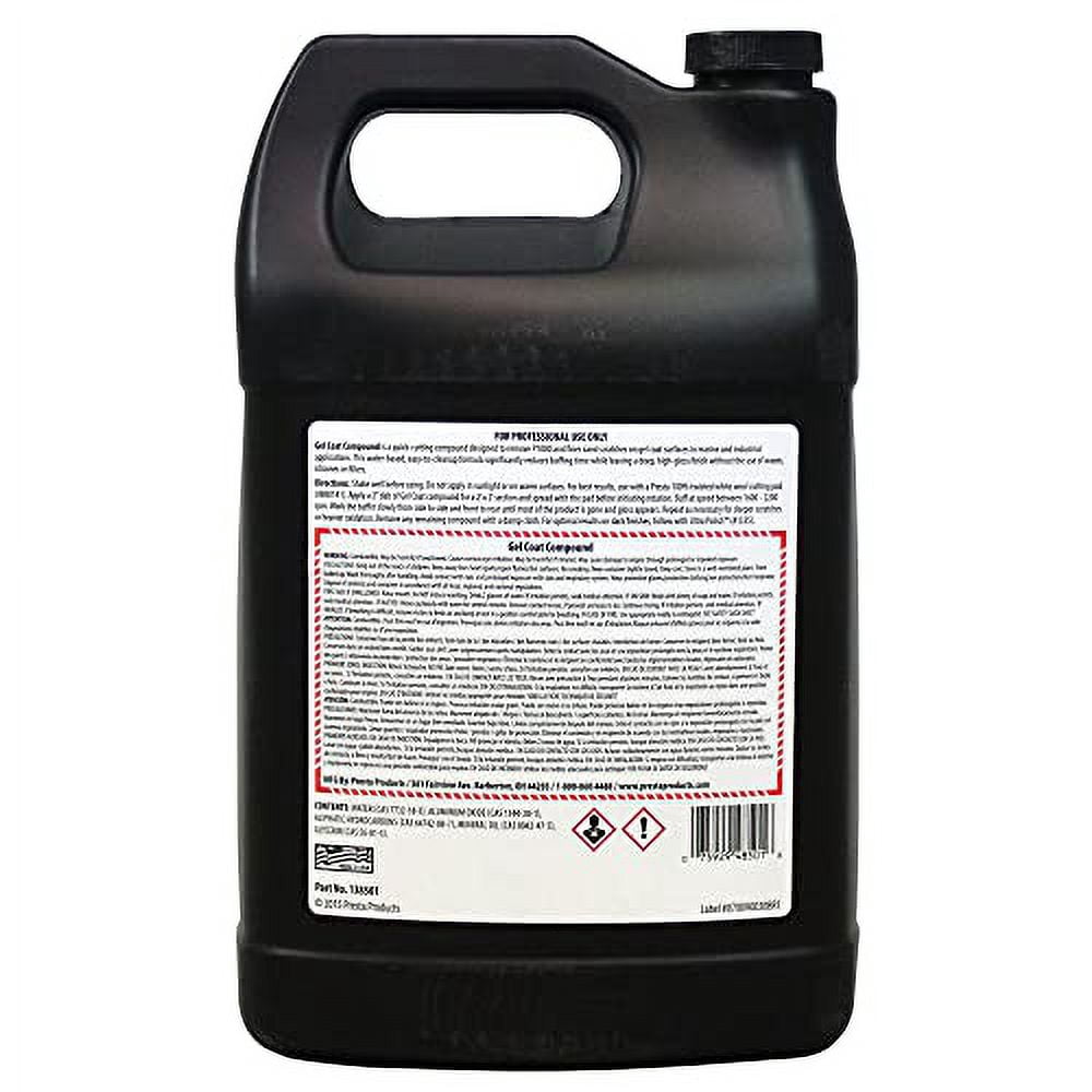138501 Gel Coat Compound for Removing P1000 Grit, Finer Sand Scratches ...