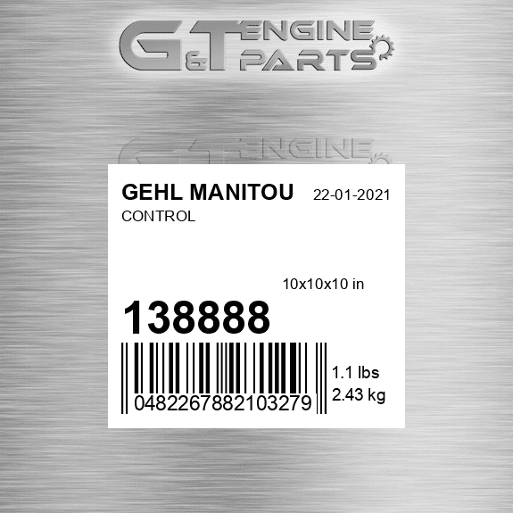 138888 CONTROL fits Gehl Manitou (New OEM) - Walmart.com