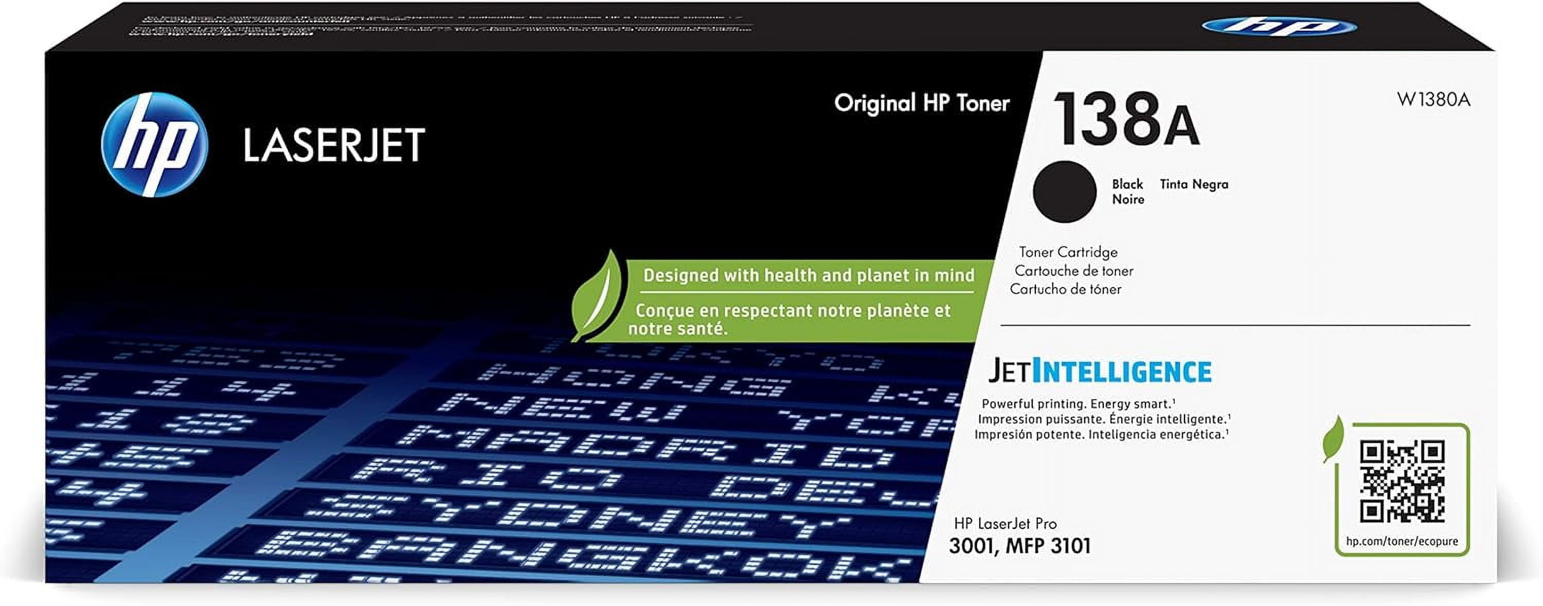 138A Black Toner Cartridge | Works Laserjet Pro 3001 Series, Laserjet ...