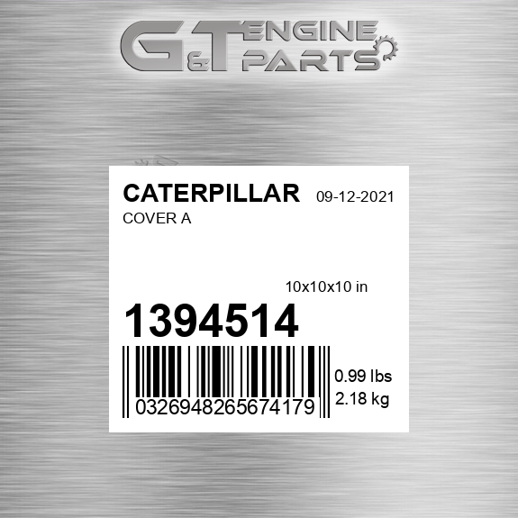 1394514 COVER A fits CATERPILLAR (New OEM) - Walmart.com