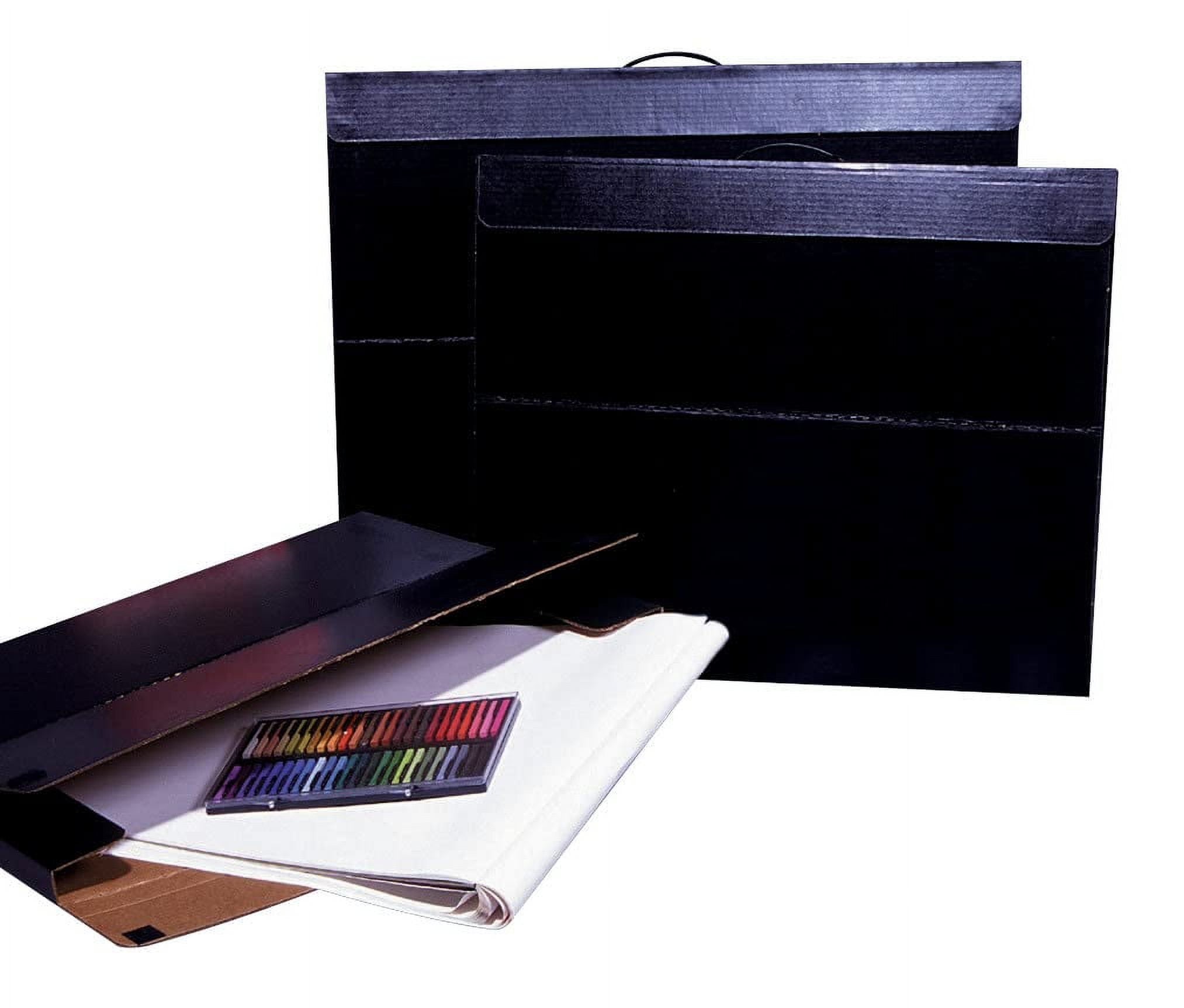 1398169 Art Storage Case, Corrugated, 20 x 26 Inches, Black - Walmart.com