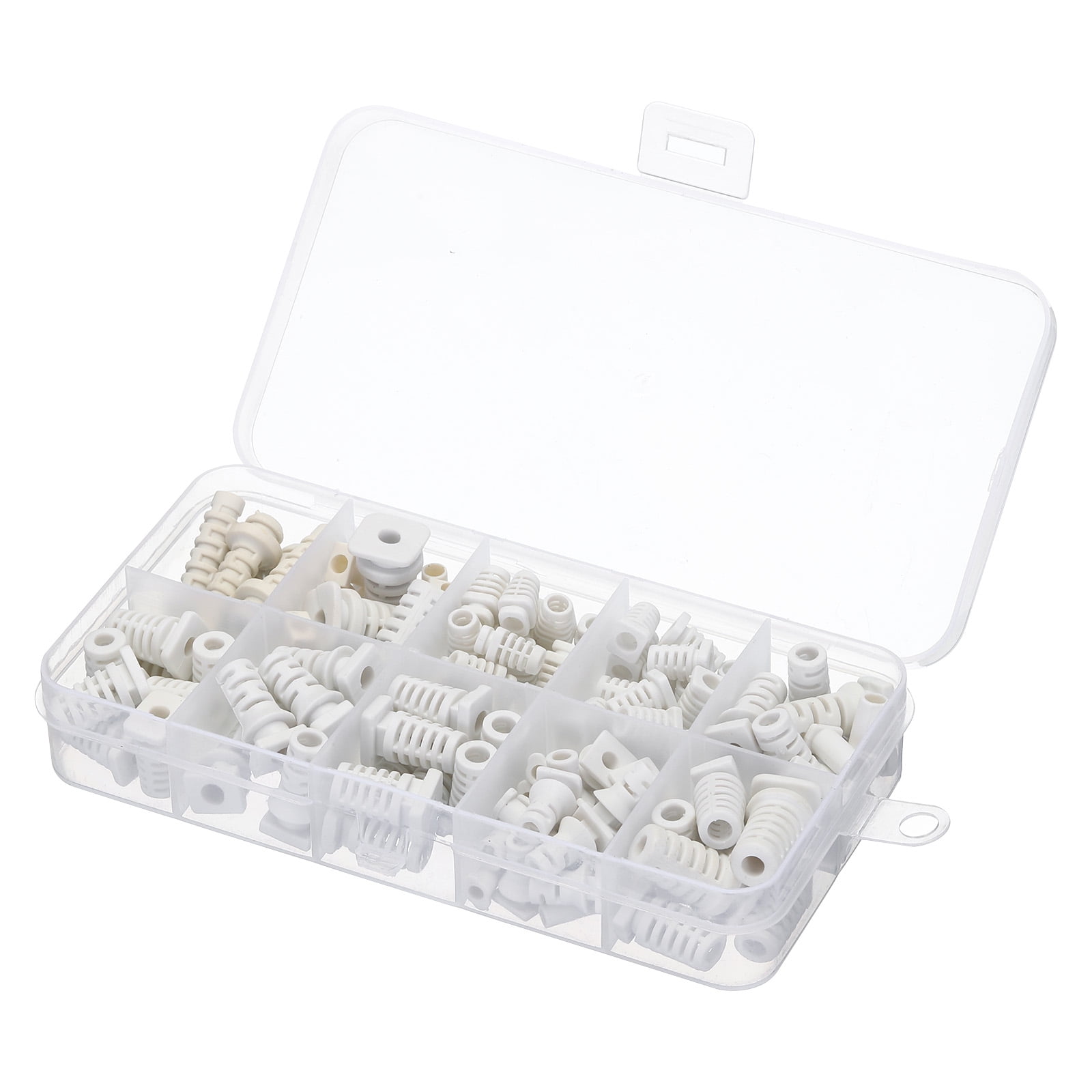 139pcs Strain Relief Cord Connector Assortment Cable Bushing Boot ...