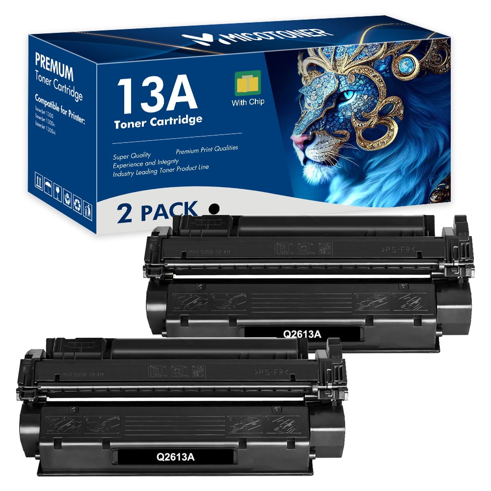 13A Q2613A Black Toner Cartridge Compatible for HP 13A Q2613A LaserJet ...