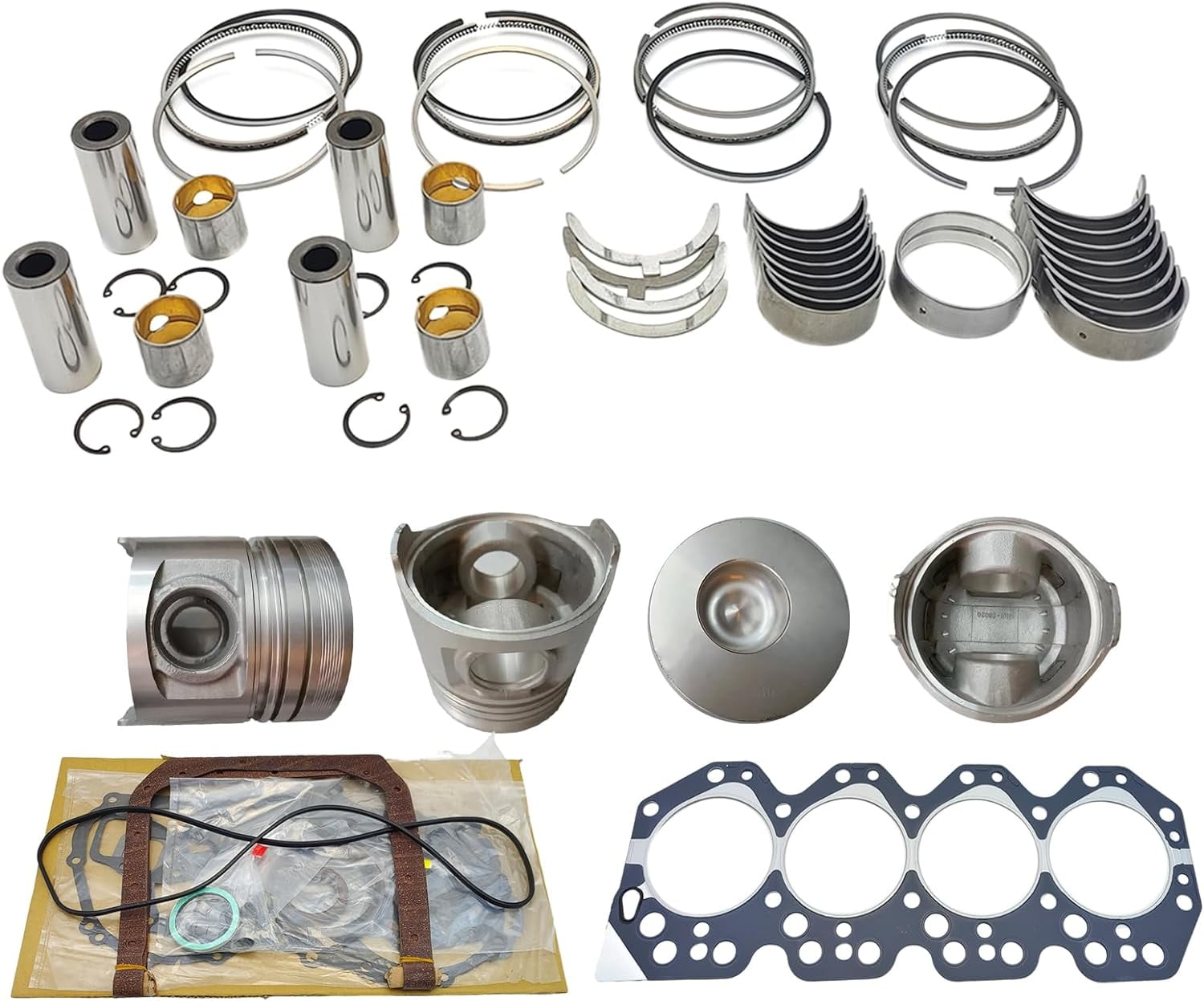 13B Engine Overhaul Rebuild Kit (No cylinder liner and valve) for ...