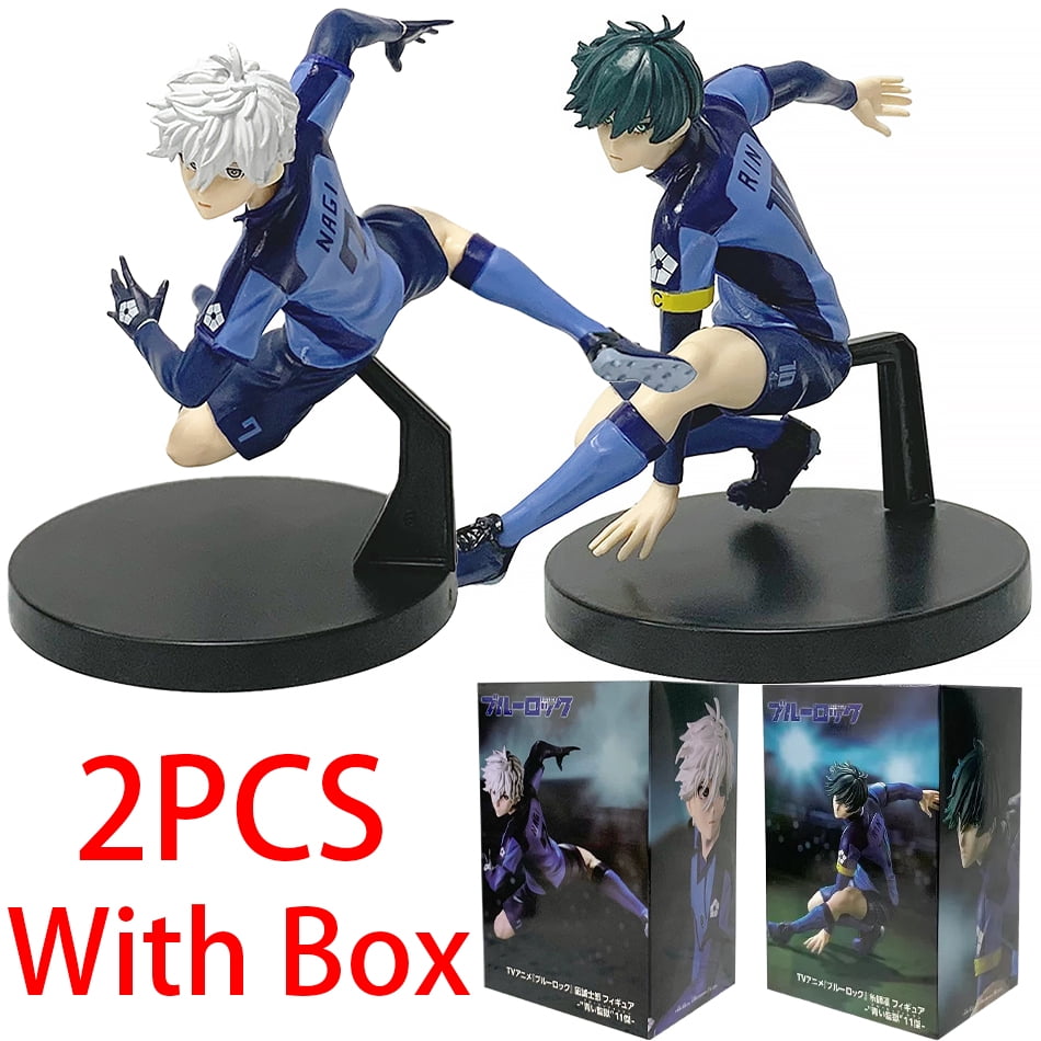 13CM Anime Blue Lock Nagi Seishiro Rin Itoshi Cool Pose Design Model ...