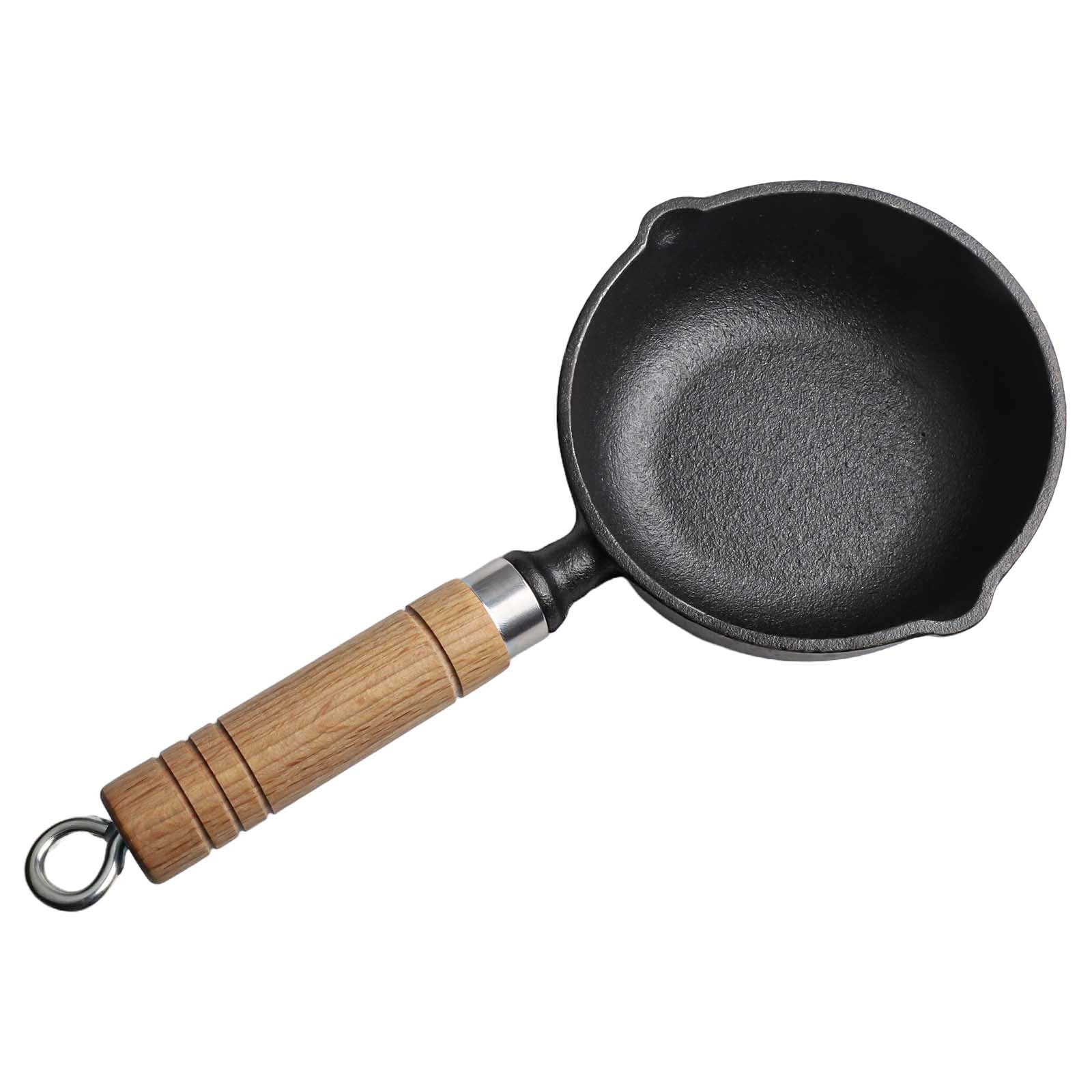 13Cm Mini Cast Iron Frying Pan Portable Skillet For Camping And Travel ...