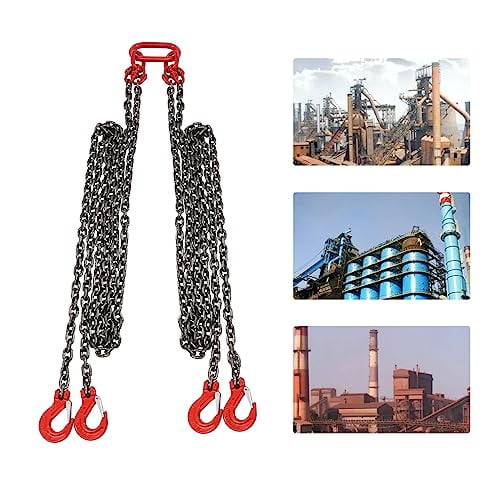 13FT Chain Sling 5/16 Inch *13 FT Lift Chain Chain Hoist Lifts G80 ...
