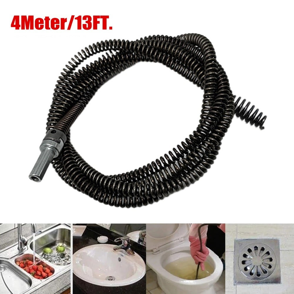 13Ft Electric Drill Drain Dredging Spring Sink Cleaner Sewer Dredging ...