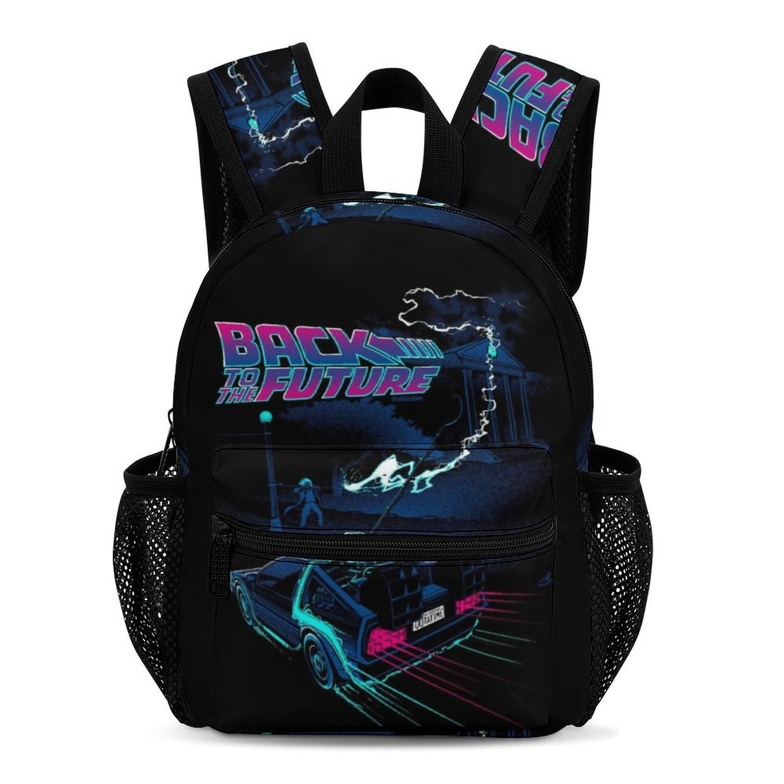 13In Back T0 Movie Future Backpack Front Pocket Small Knapsack Cartoon ...