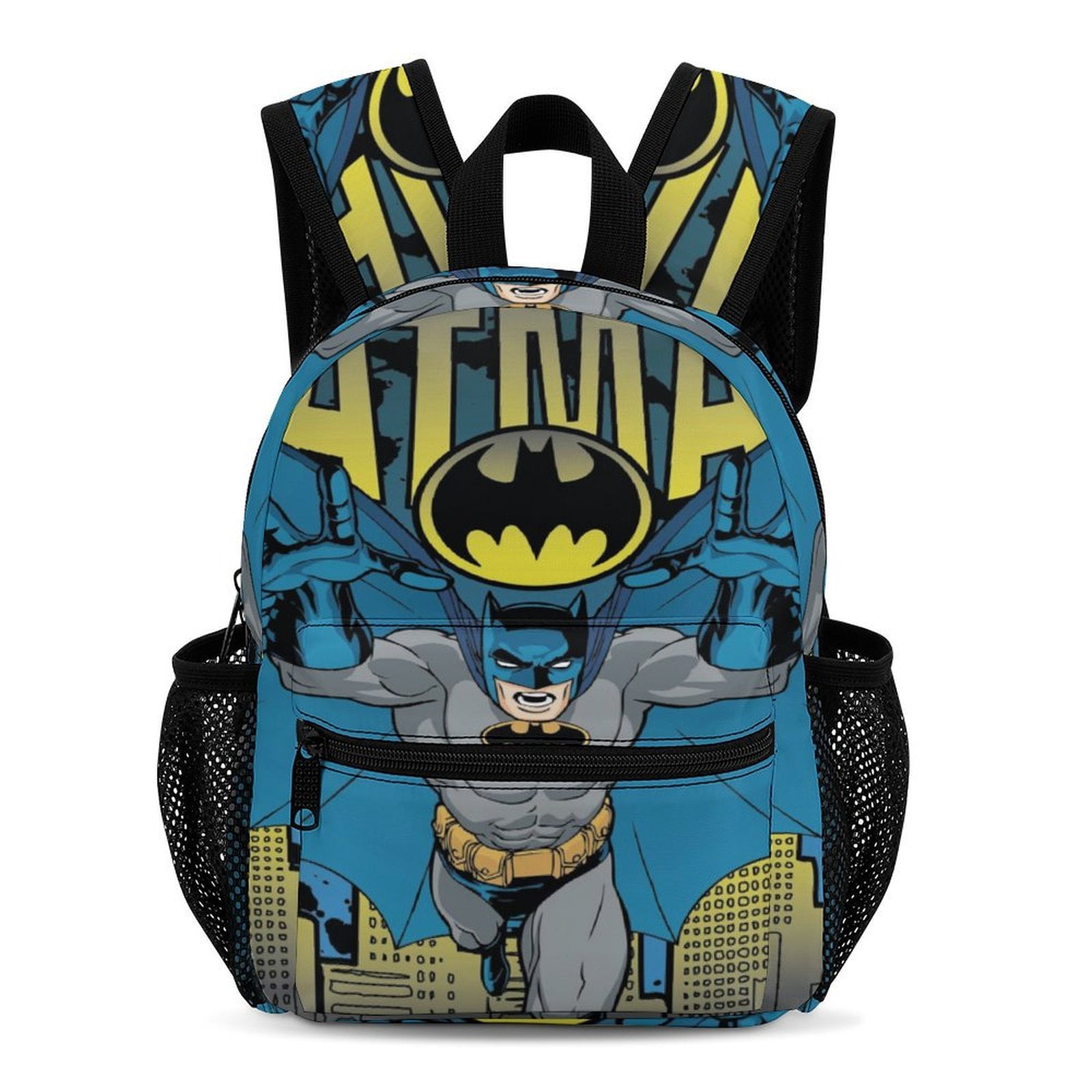 13In Bat-,Menn Backpack Front Pocket Small Knapsack Cartoon Daypack ...