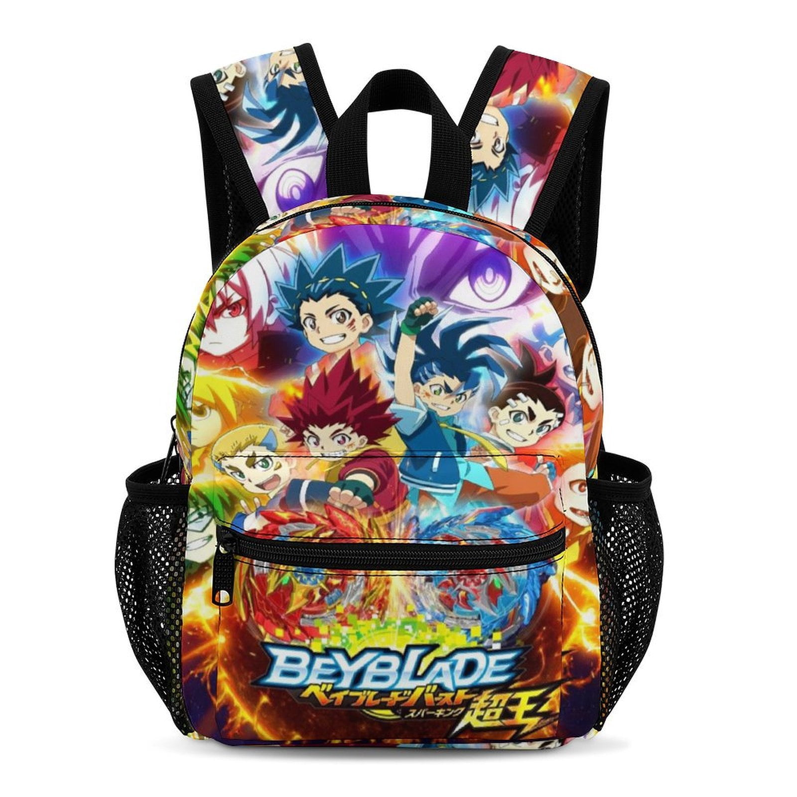 13In Beybl0de Anime Burs7 Backpack Front Pocket Small Knapsack Cartoon ...