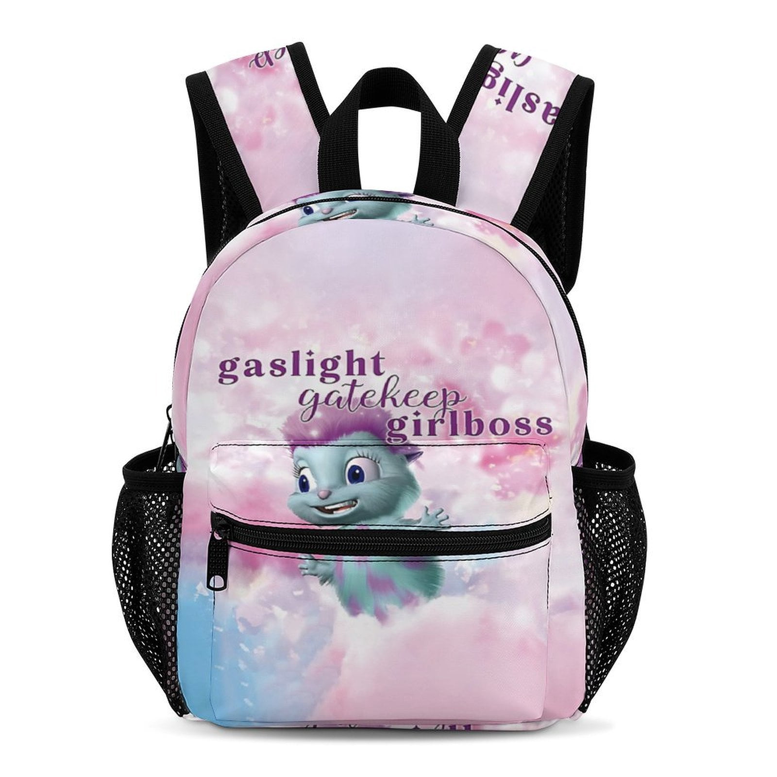 13In Bibb-,le0 Backpack Front Pocket Small Knapsack Cartoon Daypack ...