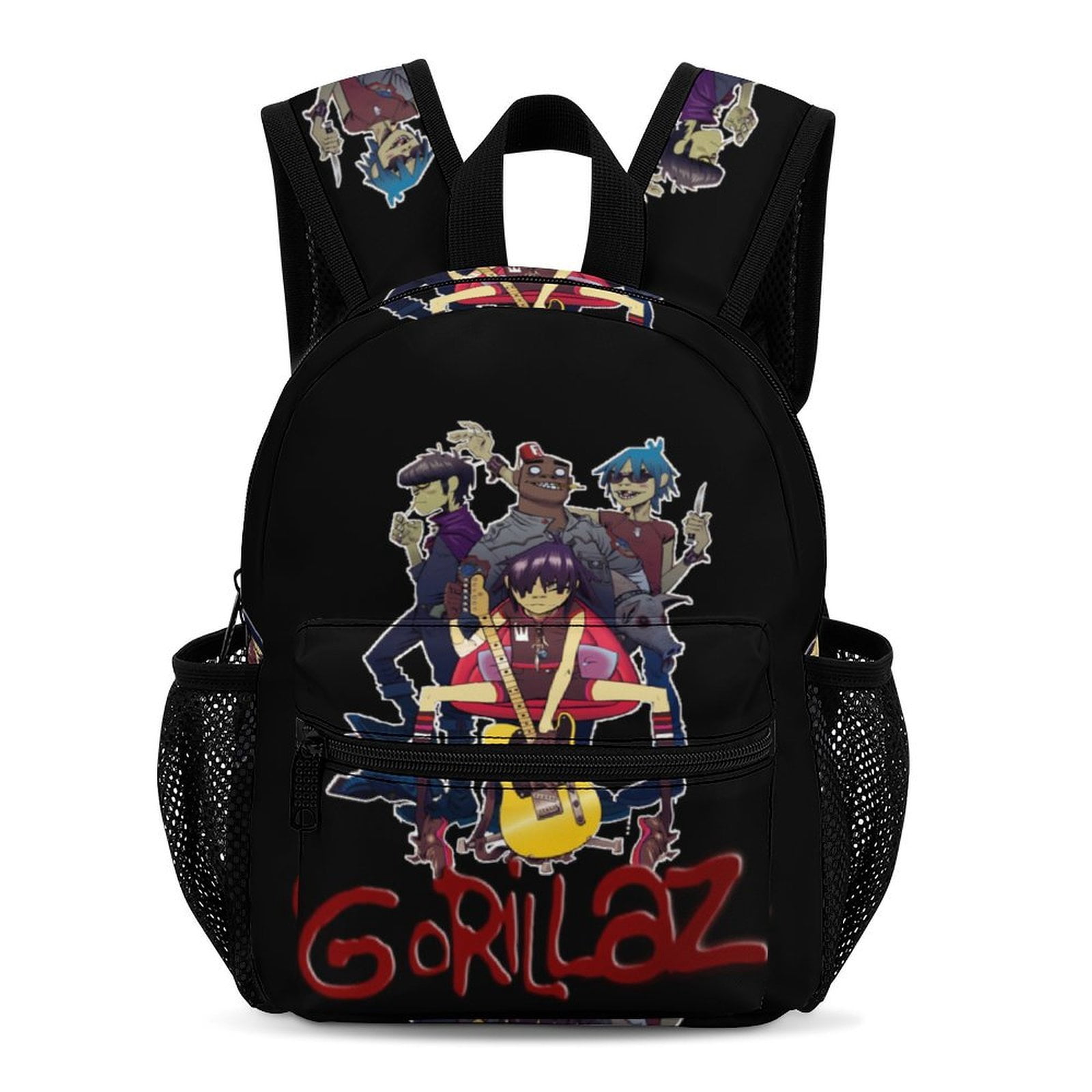 13In Gorill-,A2 Backpack Front Pocket Small Knapsack Cartoon Daypack ...