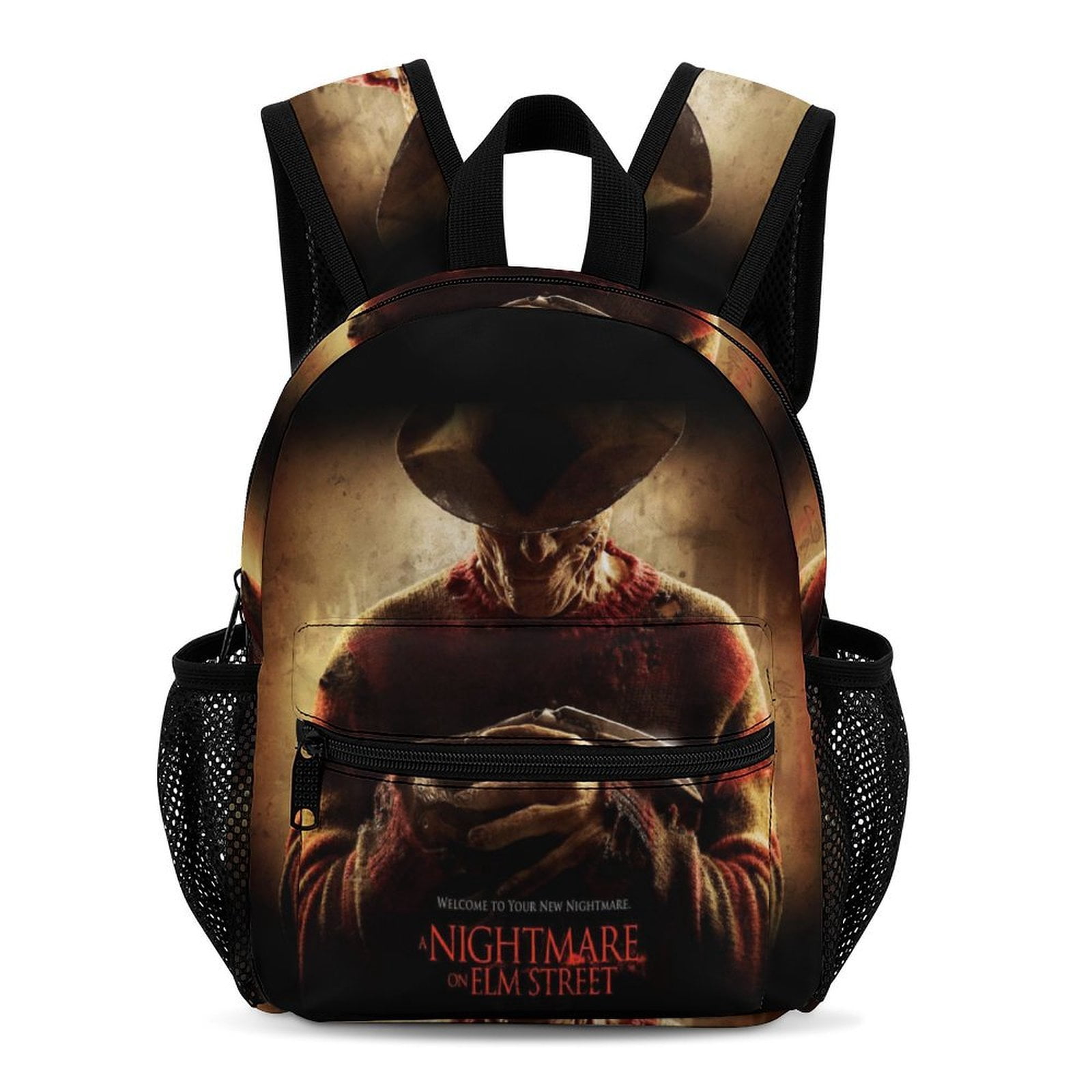 13In Horror Freddy Movie Krue-Ge2 Backpack Front Pocket Knapsack ...