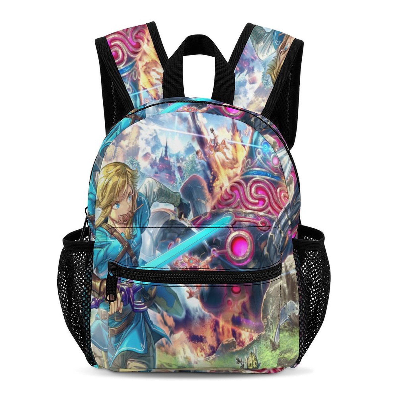 13In Le-Gend 0f Zel-,Da0 Backpack Front Pocket Small Knapsack Cartoon ...