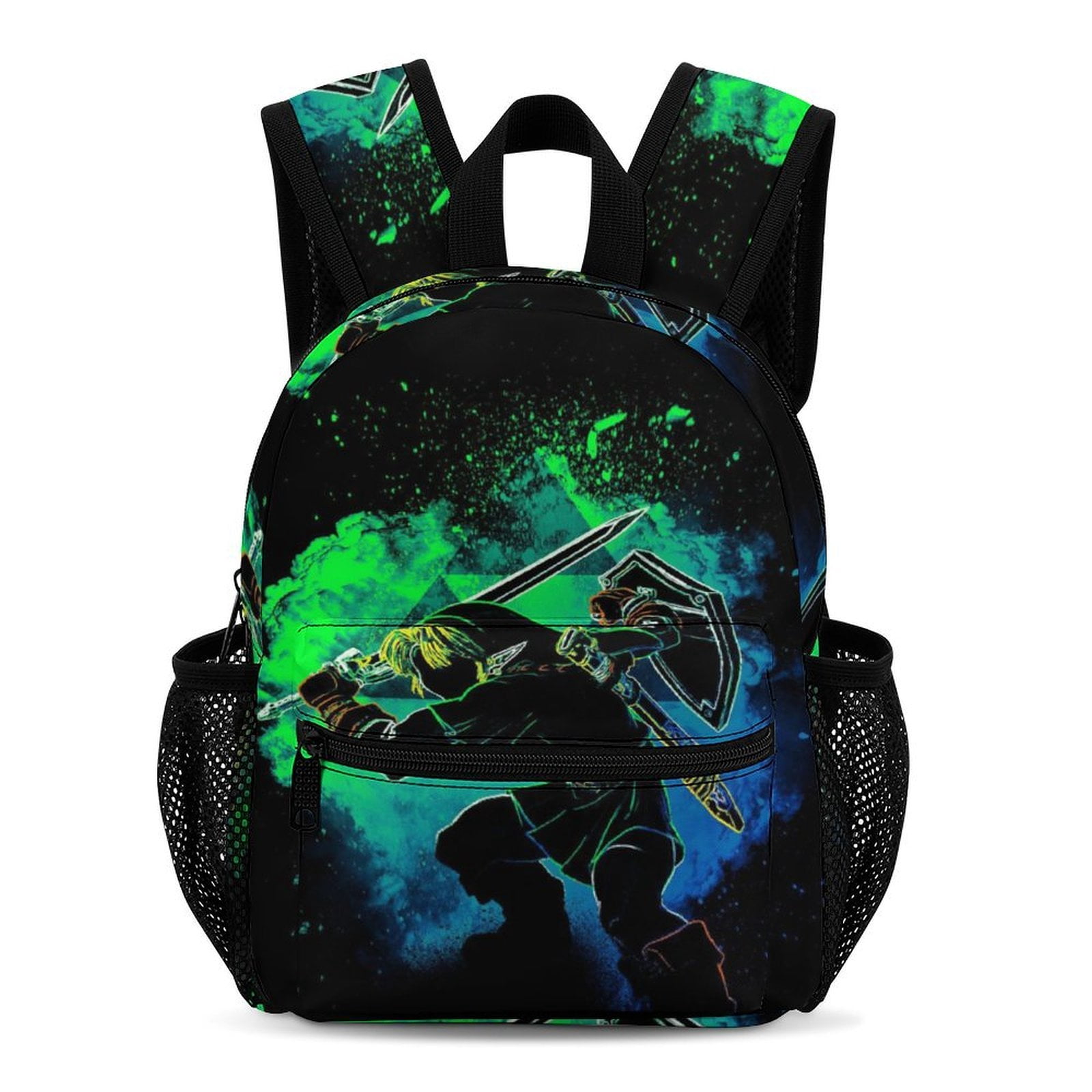 13In Le-Gend 0f Zel-,Da0 Backpack Front Pocket Small Knapsack Cartoon ...