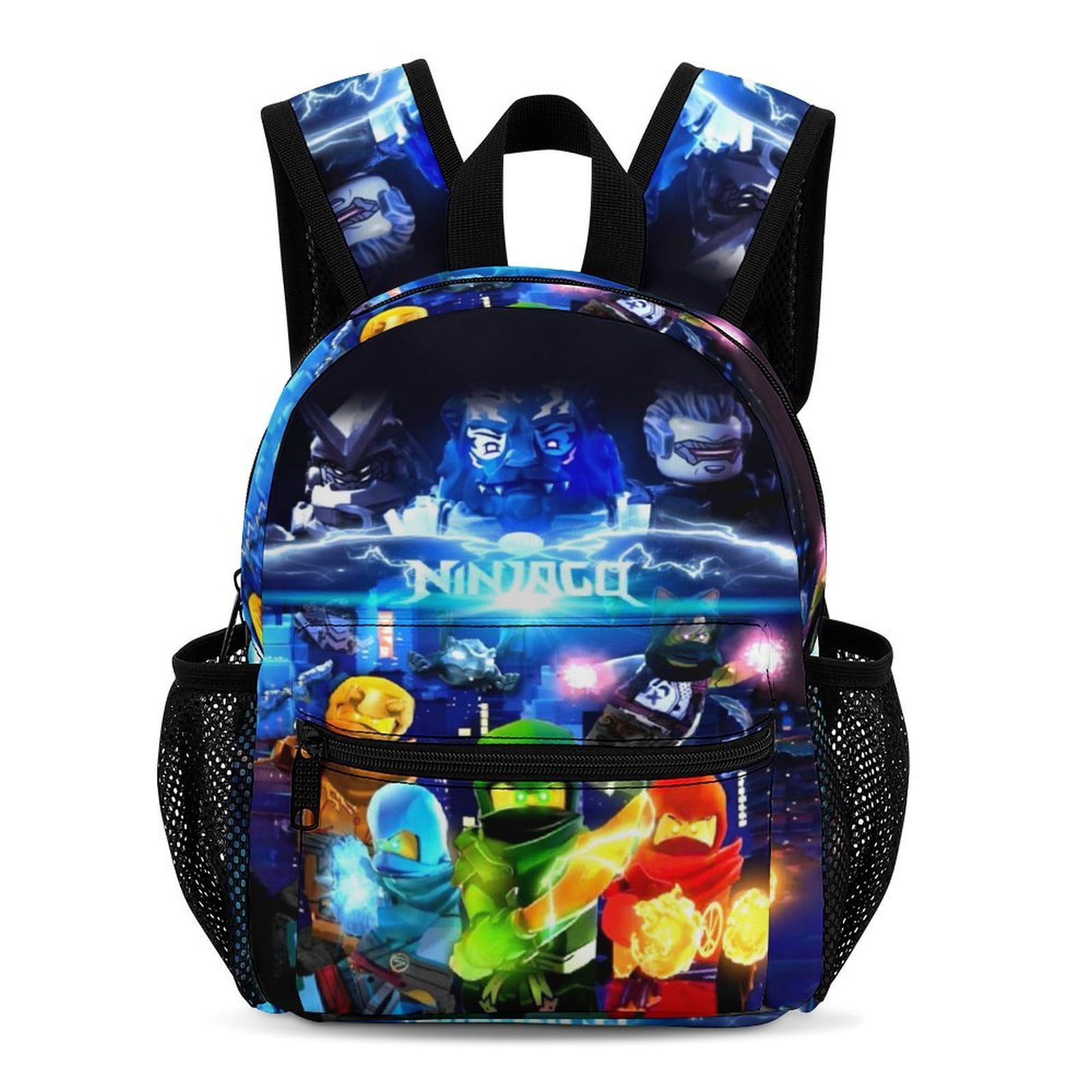 13In Ninj-,AG0 Backpack Front Pocket Small Knapsack Cartoon Daypack ...