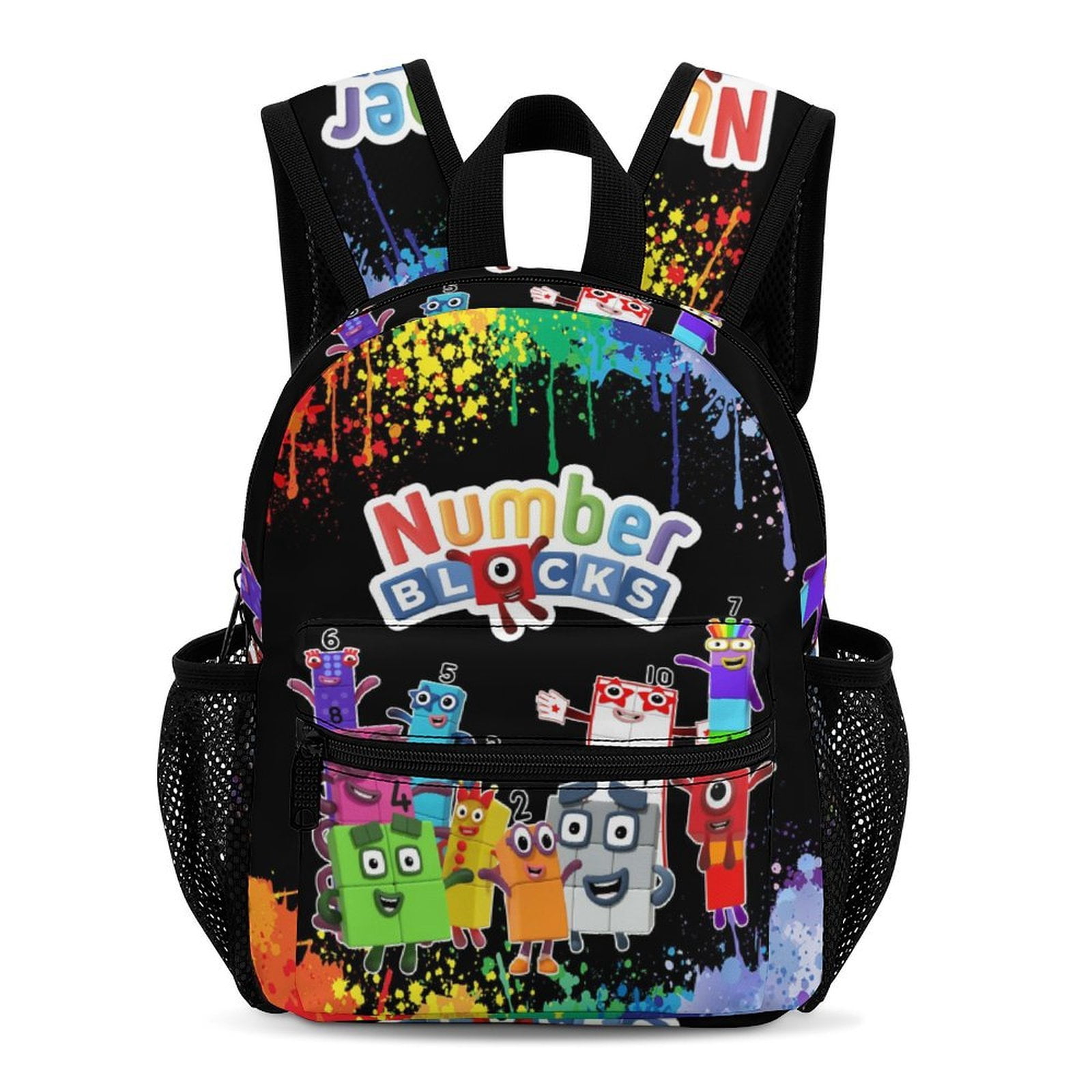 13In Number Cartoon Show Block Backpack Front Pocket Knapsack Daypack ...