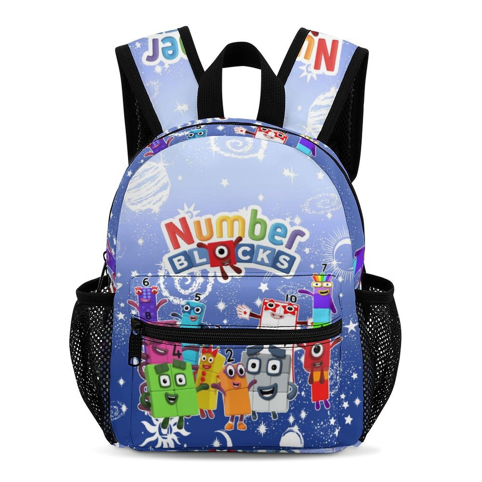 13In Number Cartoon Show Block Backpack Front Pocket Knapsack Daypack ...