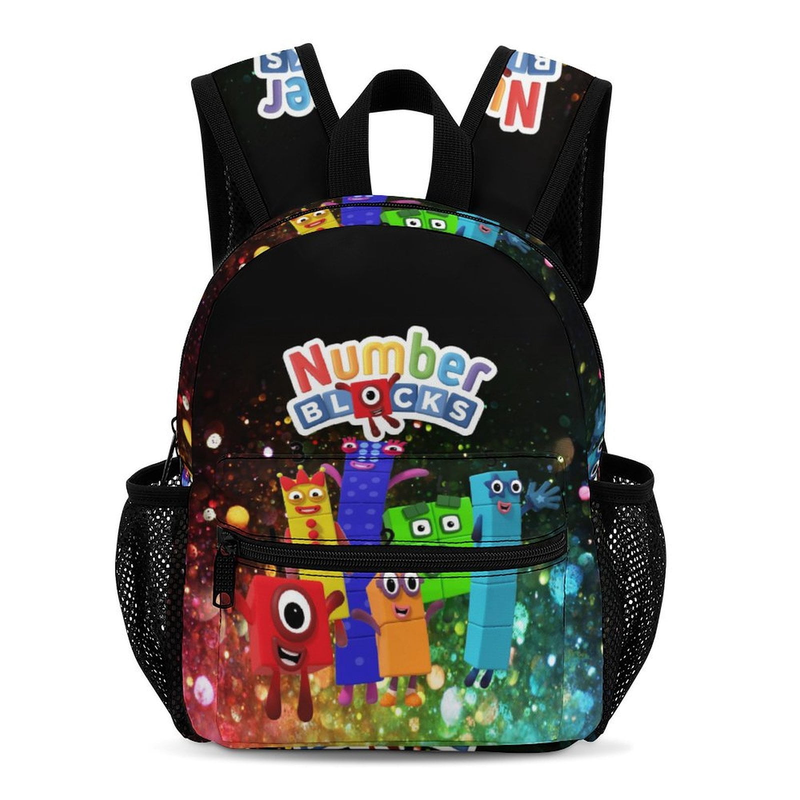 13In Number Cartoon Show Block Backpack Front Pocket Knapsack Daypack ...