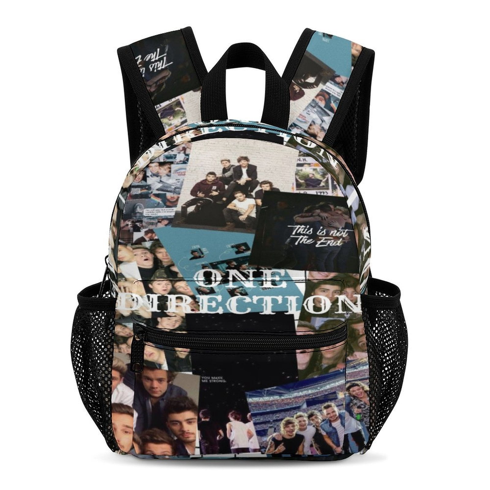 13In One Direc-,Ti0n Backpack Front Pocket Small Knapsack Cartoon ...