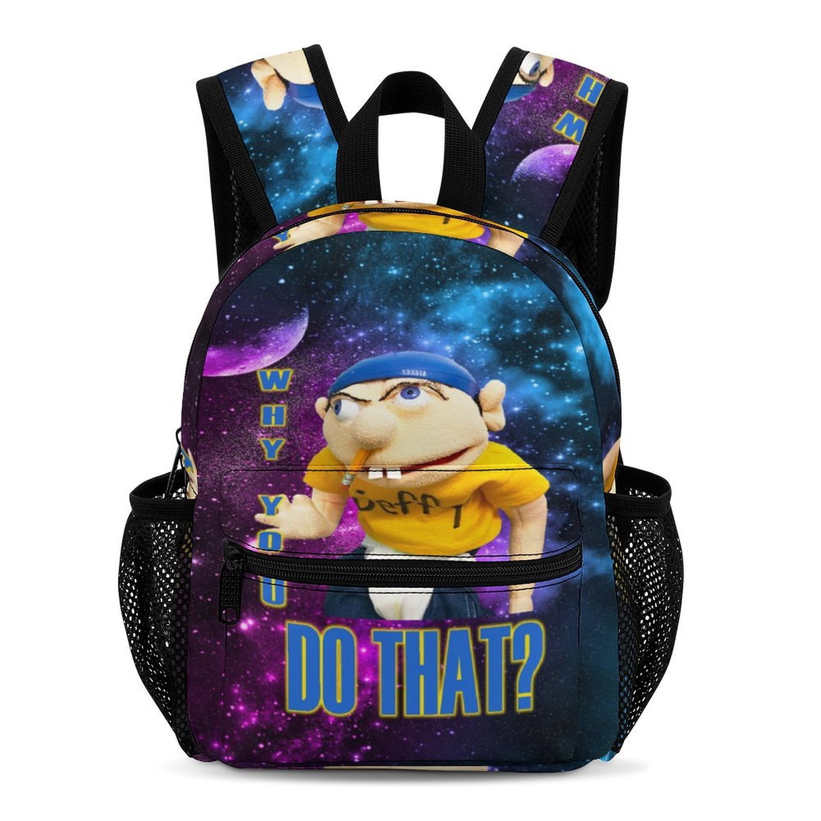 13In Sml Cartoon Jef-,fy Backpack Front Pocket Small Knapsack Cartoon ...