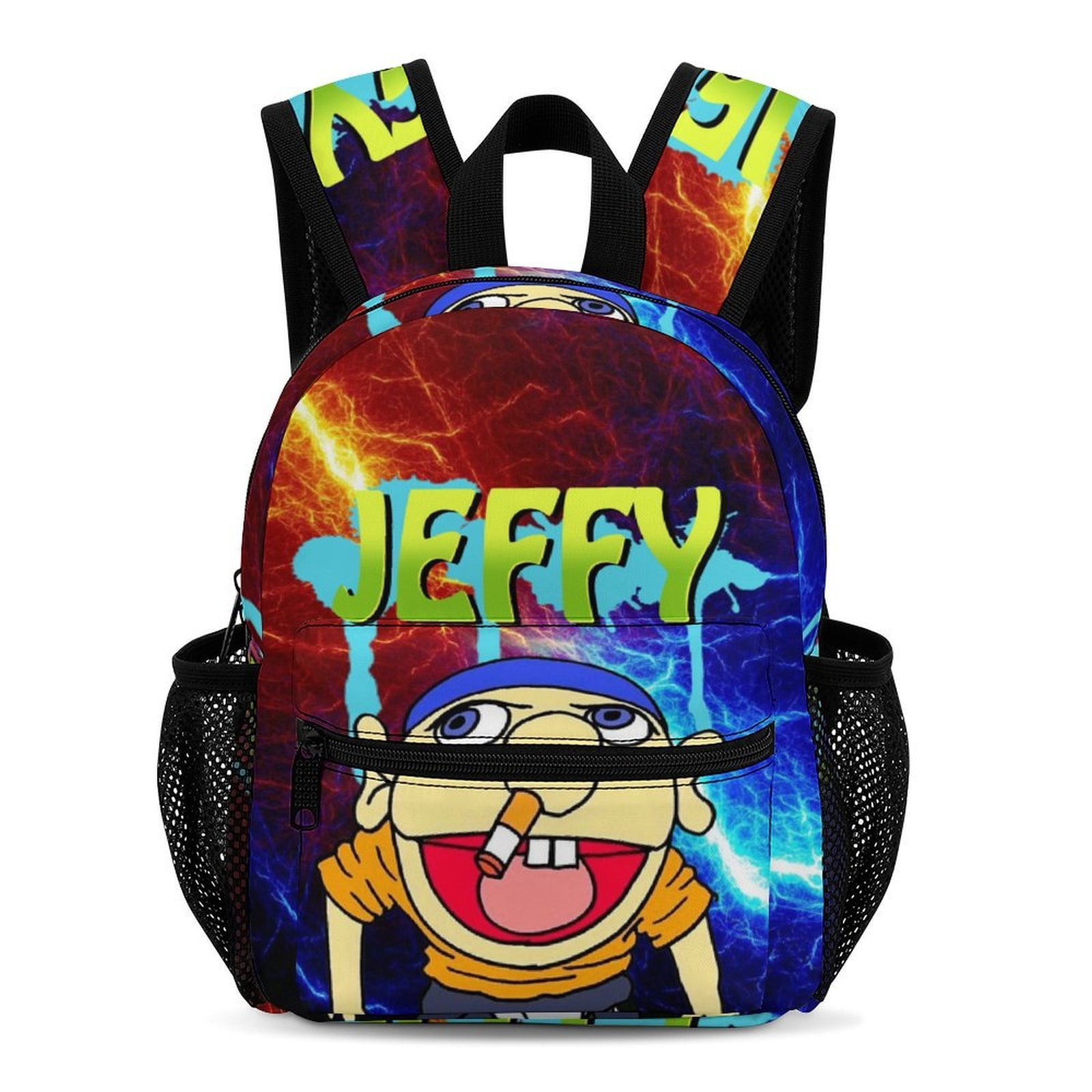 13In Sml Cartoon Jef-,fy Backpack Front Pocket Small Knapsack Cartoon ...