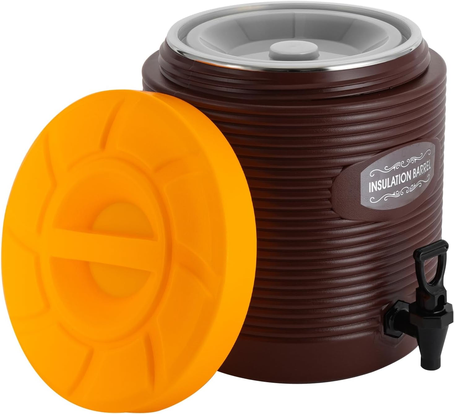 13L/3.43Gal Hot and Cold Drink Dispenser, Insulated Beverage Dispenser ...