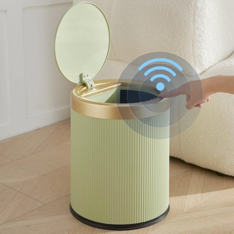 13L Automatic Motion Sensor Trash Can – Touchless Lid & Dog-Proof ...