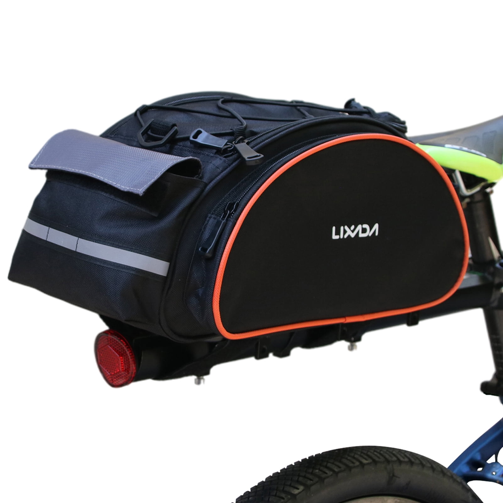 13L Multifunctional Rear Seat Bag Cycling Bike Rack Seat Bag Rear Trunk ...
