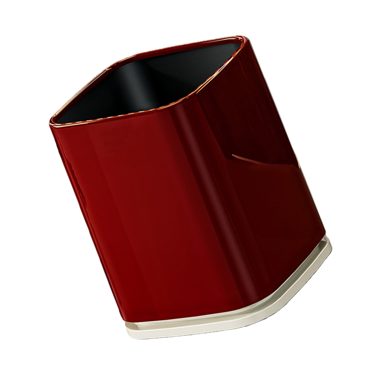 13L Wheeled Trash Bin Large Capacity Quiet Modern Design Trash Can ...