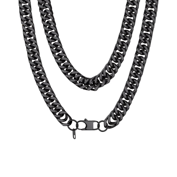Bandmax 13MM Cuban Link Chain for Men Women 24 inches Stainless Steel ...