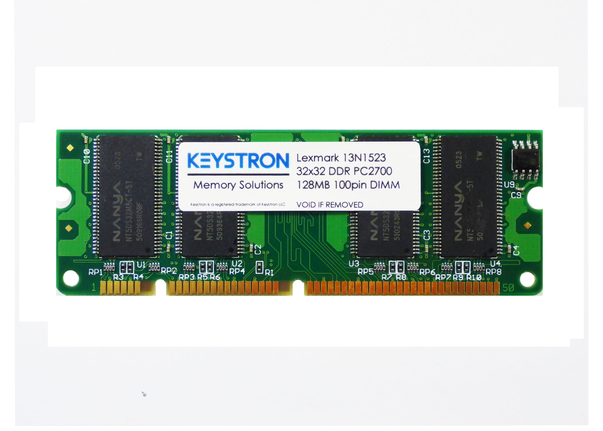 13N1523 128MB 100pin DDR1 Memory Upgrade for Lexmark Printer W840 ...