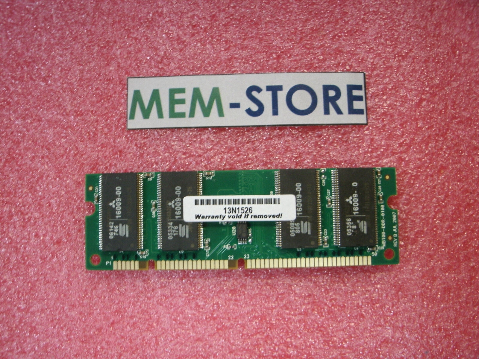 13N1526 512MB 100pin DDR SODIMM Toshiba Printer Memory (3rd Party ...