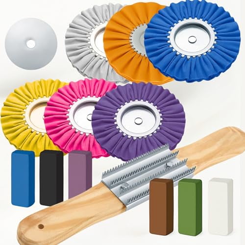 13PCS 8 Inch Aluminum Polishing Kit – Airway Buffing Wheels and ...
