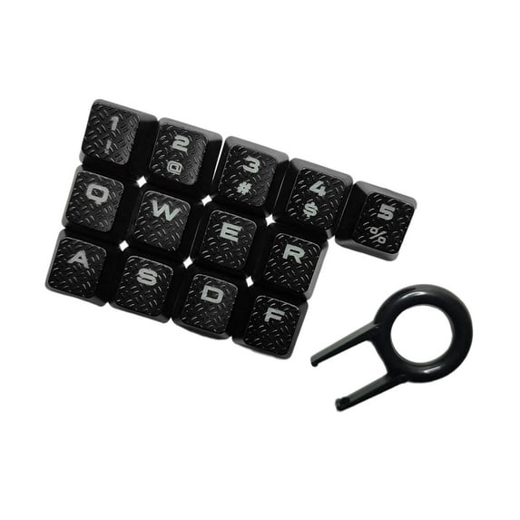 13PCS Anti Slip Textured Keycaps Backlights Key Caps for K70 RGBK70 K95 ...