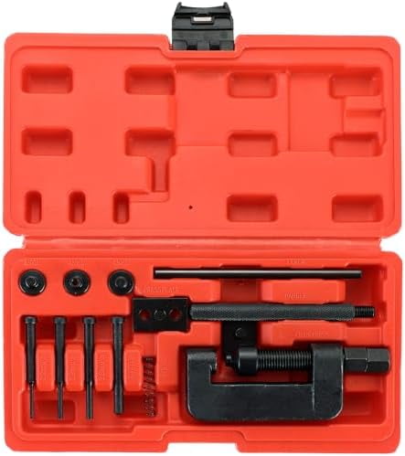 13PCS Chain Breaker Tool Kit, Motorcycle Chain Breaker Set, Chain ...