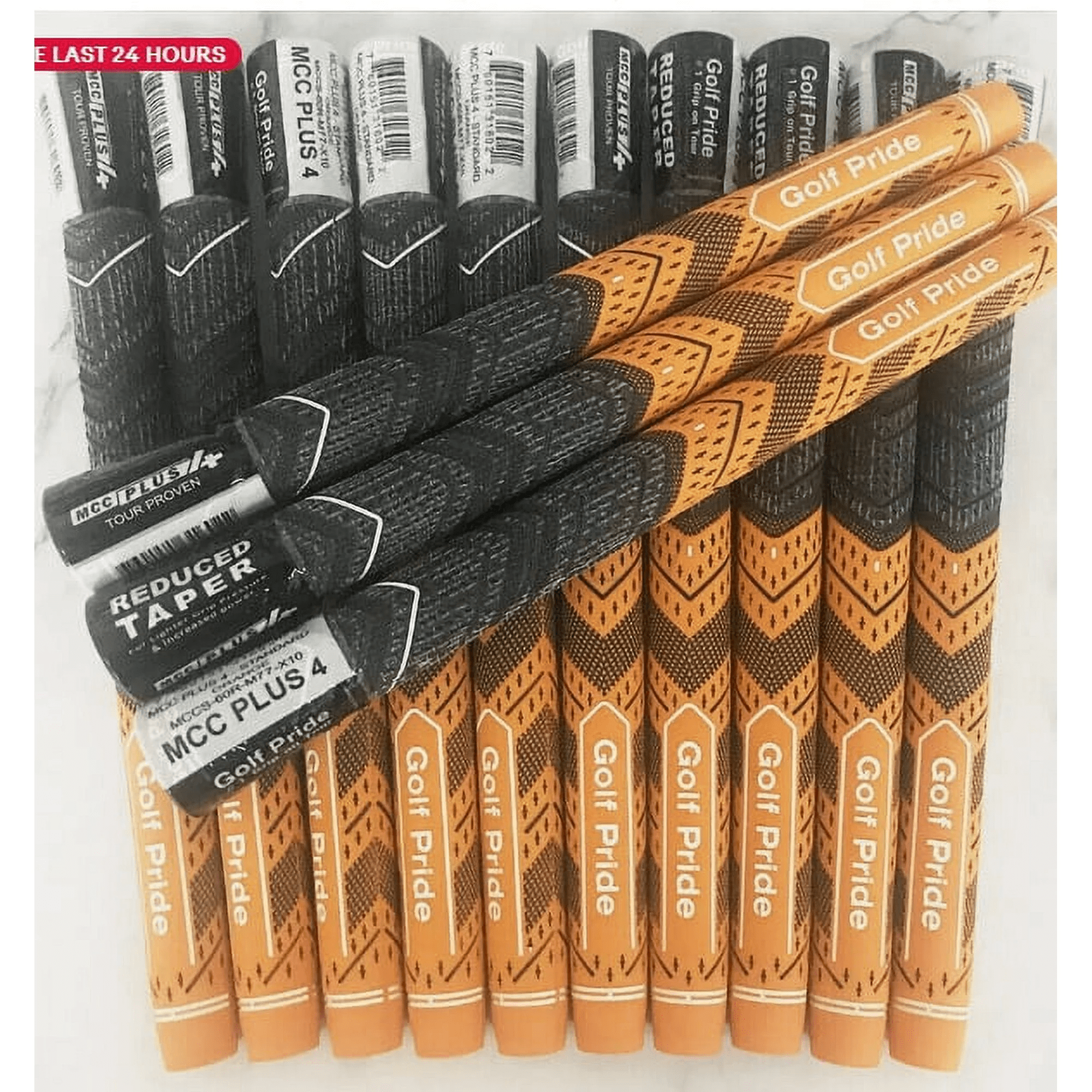 13PCS Golf Pride MCC plus 4+ ALIGN Golf Club Grip Rubber Anti-slip 60R Orange Standard Set US ...