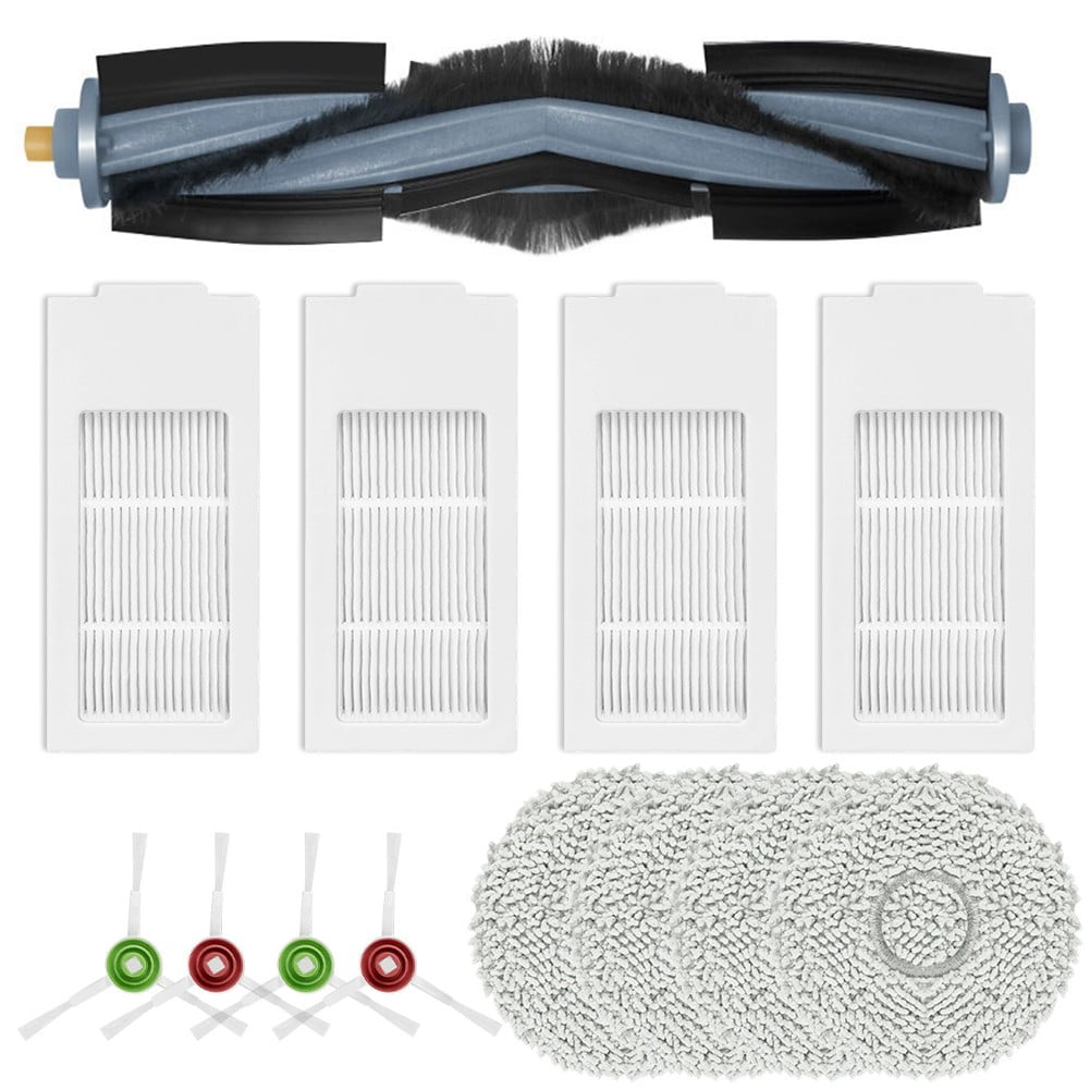 13Pcs Main Brushes + Filter + Mop Cloth + Side Brushes Efficient ...