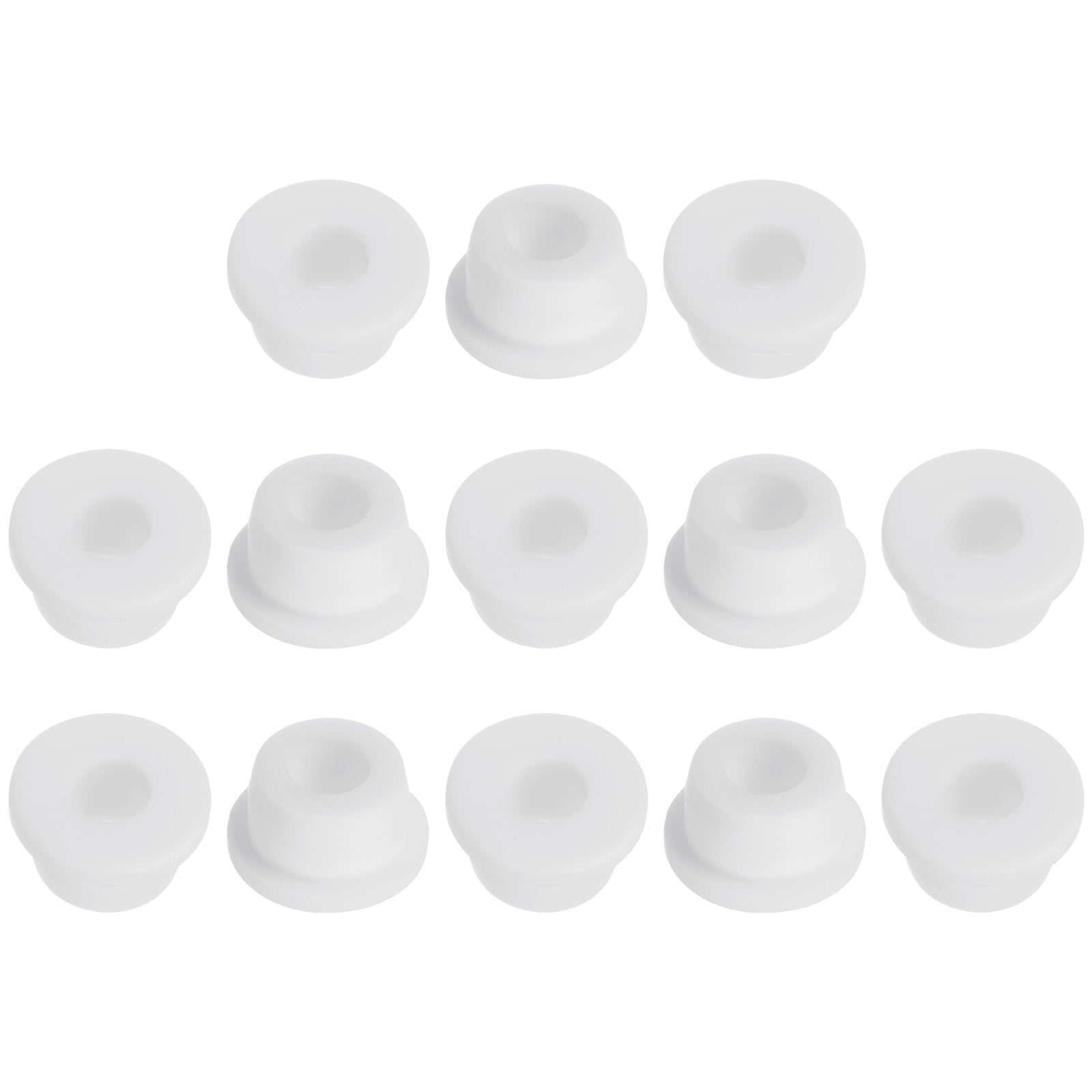 13Pcs 0.98" OD 0.39" ID Rubber Grommets for Wiring, Wire Cable White ...