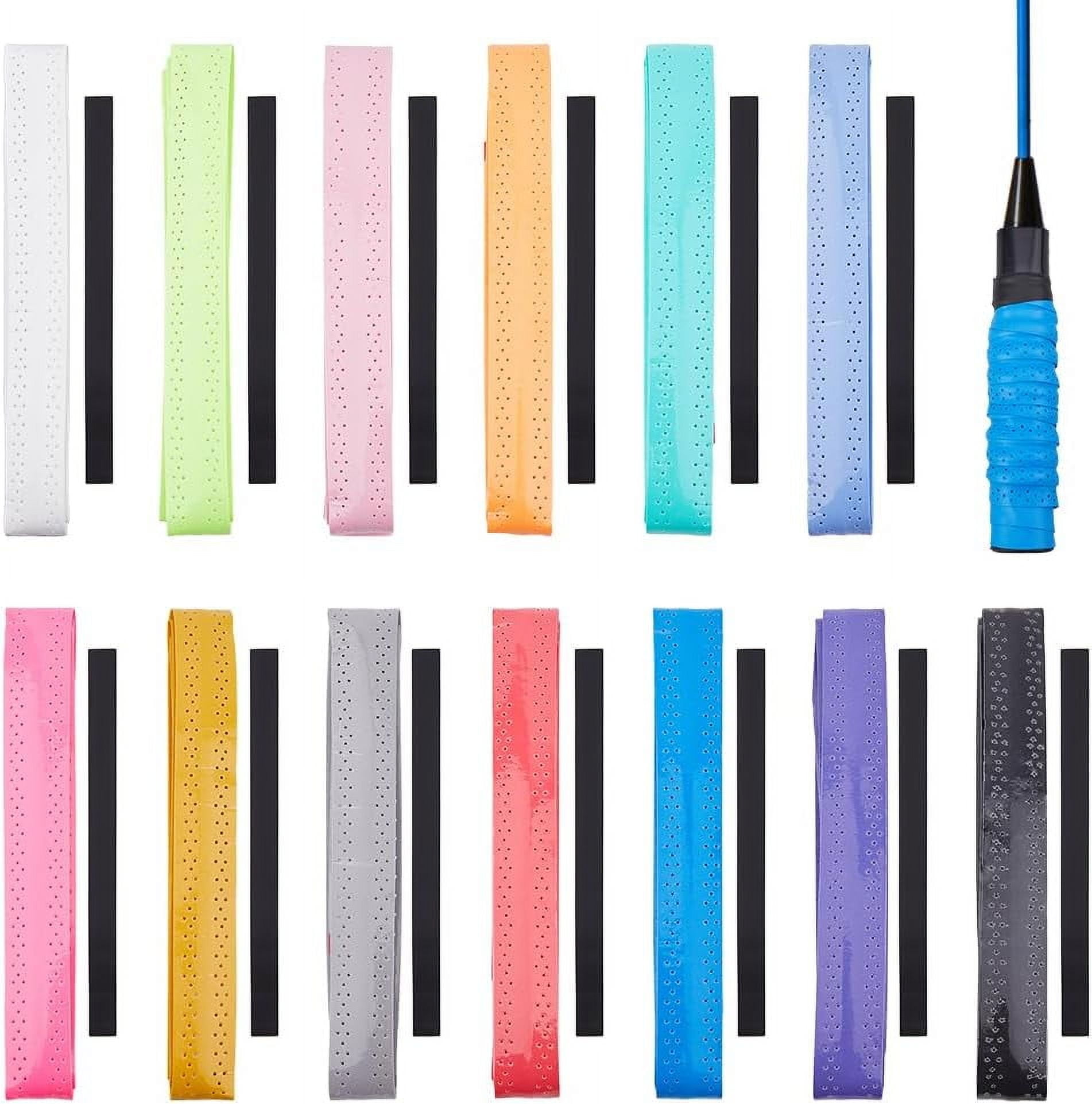 13Pcs 13Colors Tennis Racket Overgrips Anti Slip PU Leather Racket Grip ...