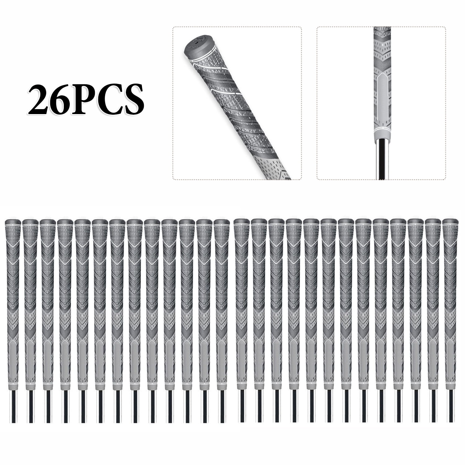 13Pcs Golf Girp Golf Club Grip MCC PLUS4 Golf Grip Anti-slip 60R Grey ...