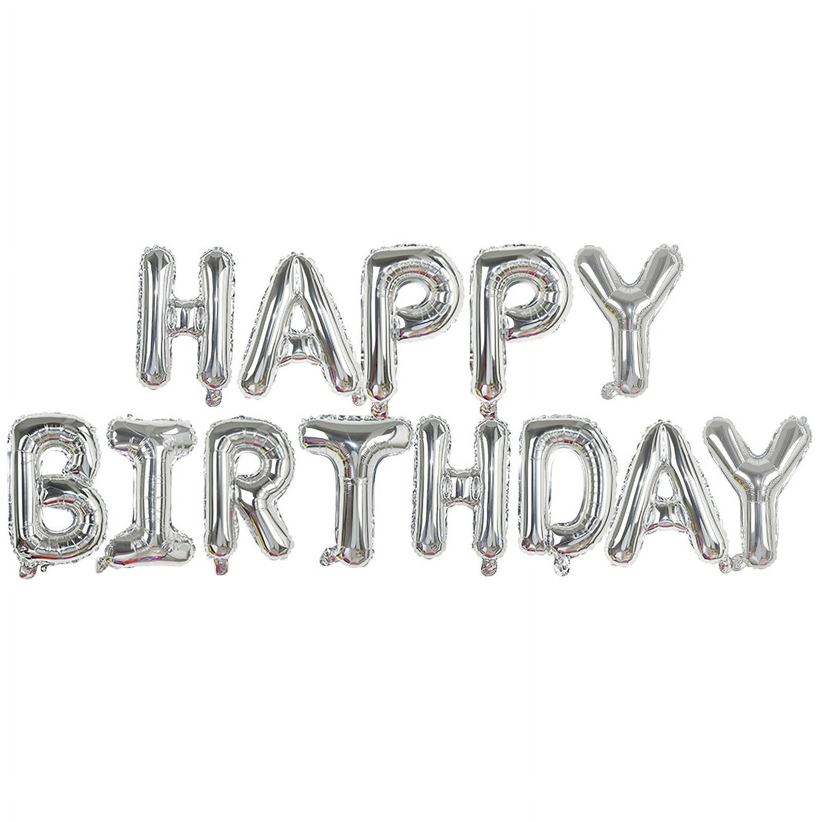 13Pcs Happy Birthday Balloons Foil Letter Balloon Birthday Party ...