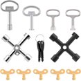13Pcs Multi-functional Utility Kit - Includes 4-Way Spanner, Square ...