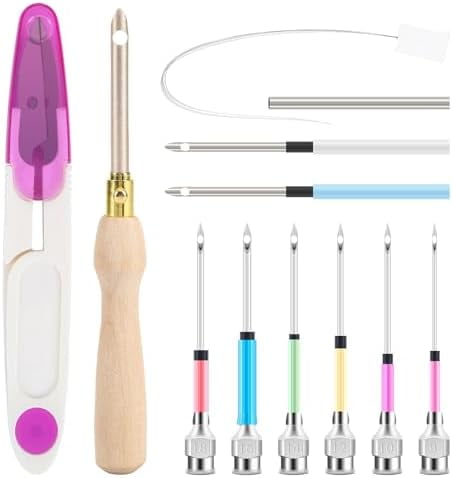 13Pcs Punch Needle Kit, Punch Needle Tool Adjustable Punch Needle ...