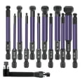 13Pcs Screw Driver Bit End Hex End Set 2/2.5/3/3.5/4/5/6/7/8/9/10/12mm ...