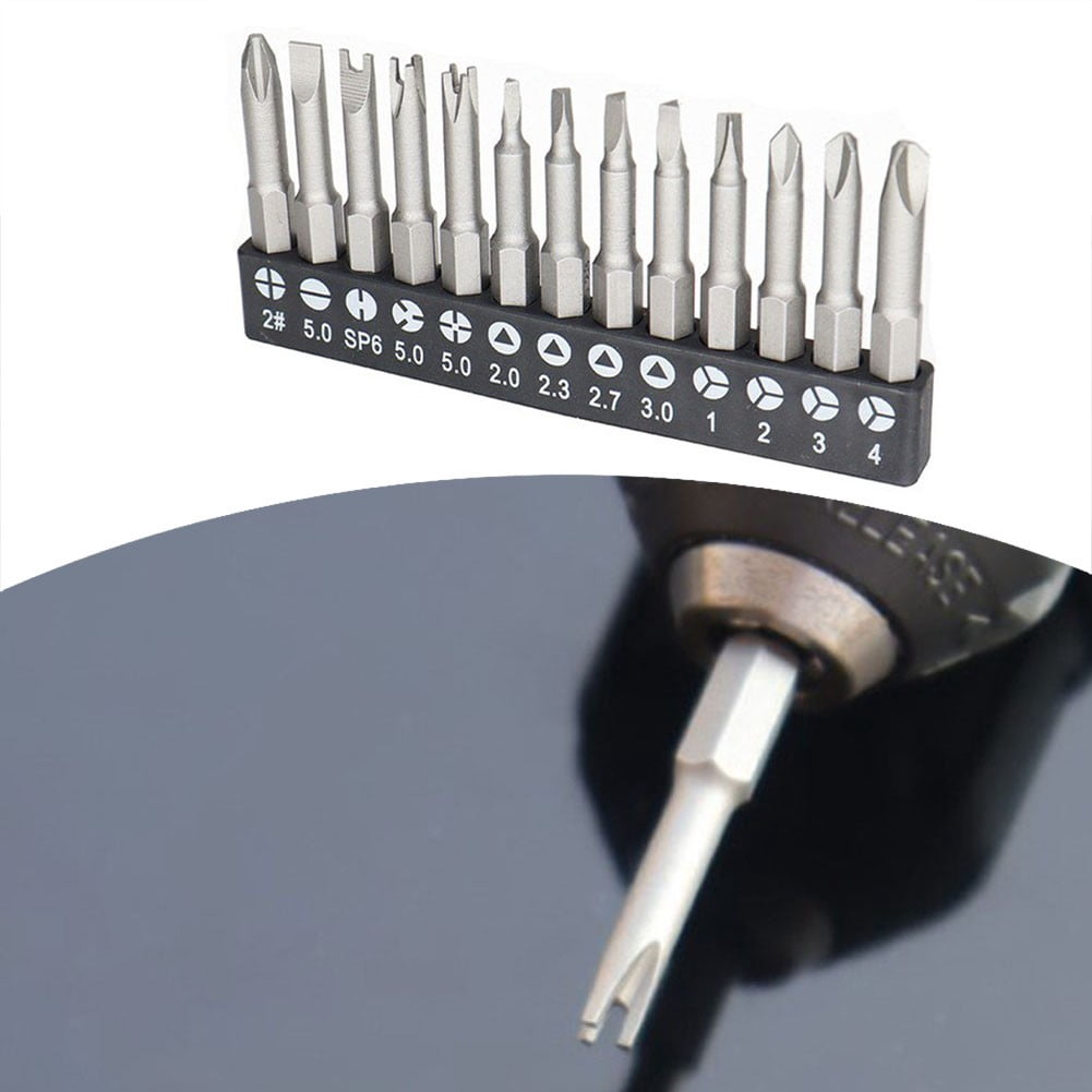 13Pcs Special-Shaped Screwdriver Set Ph2 U Y Shape Triangle 50Mm ...