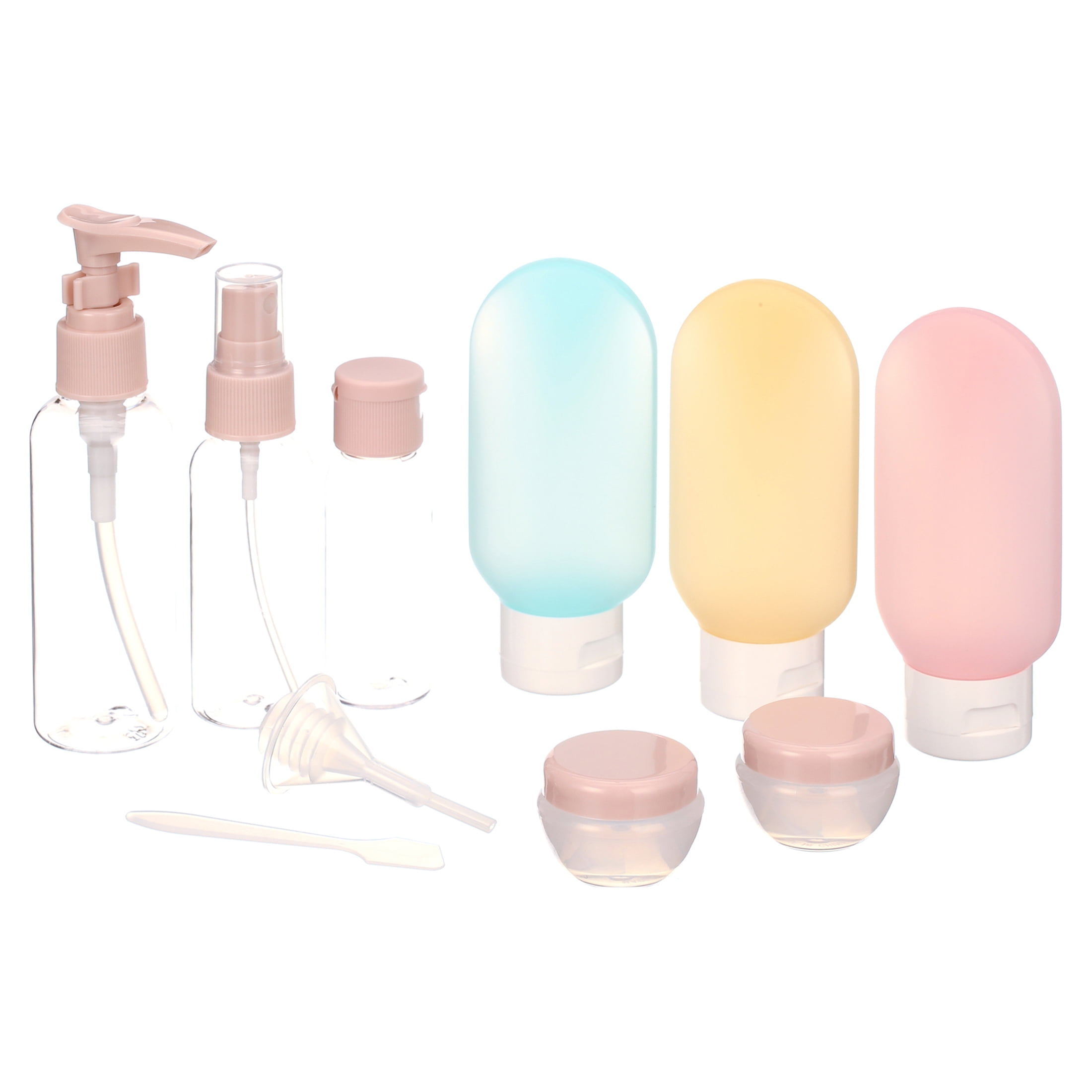 13Pcs Travel Bottles Set, Silicone Leakproof Travel Size Toiletries ...
