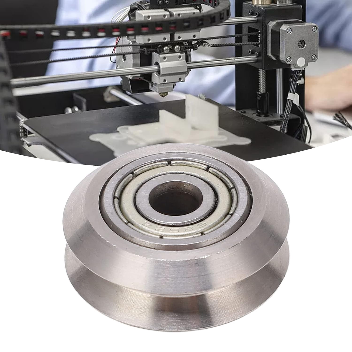 13Pcs V Pulley Wheel, Rolling Smoothly Steel Pulley 3D Printers ...